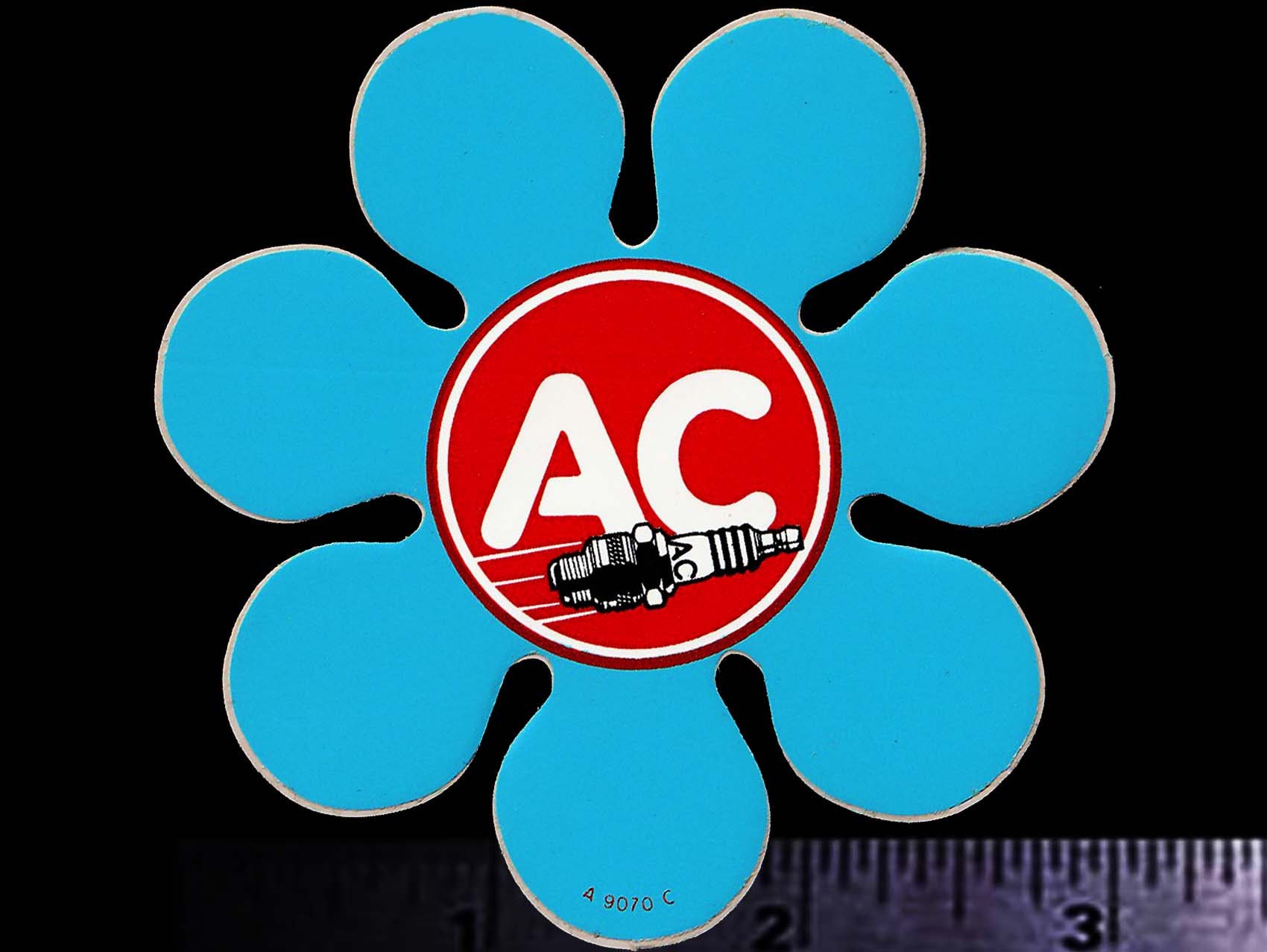 AC Spark Plugs Flower - Original Vintage 1960's 70's Racing Decal ...