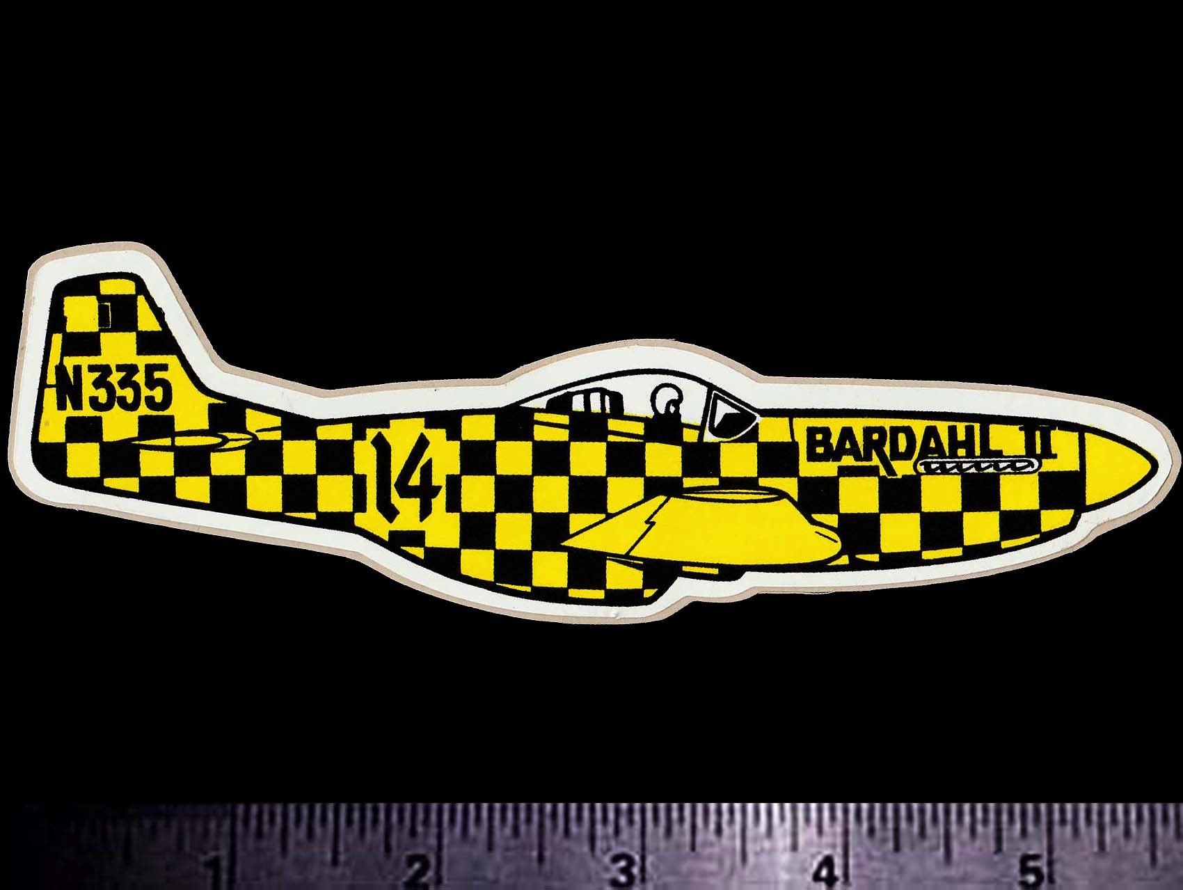 BARDAHL E.D. Weiner Airplane - Original Vintage 1960's Racing Decal ...