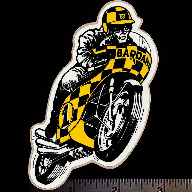 BARDAHL Motorcycle - Original Vintage 1960's Racing Decal/sticker MX - Etsy