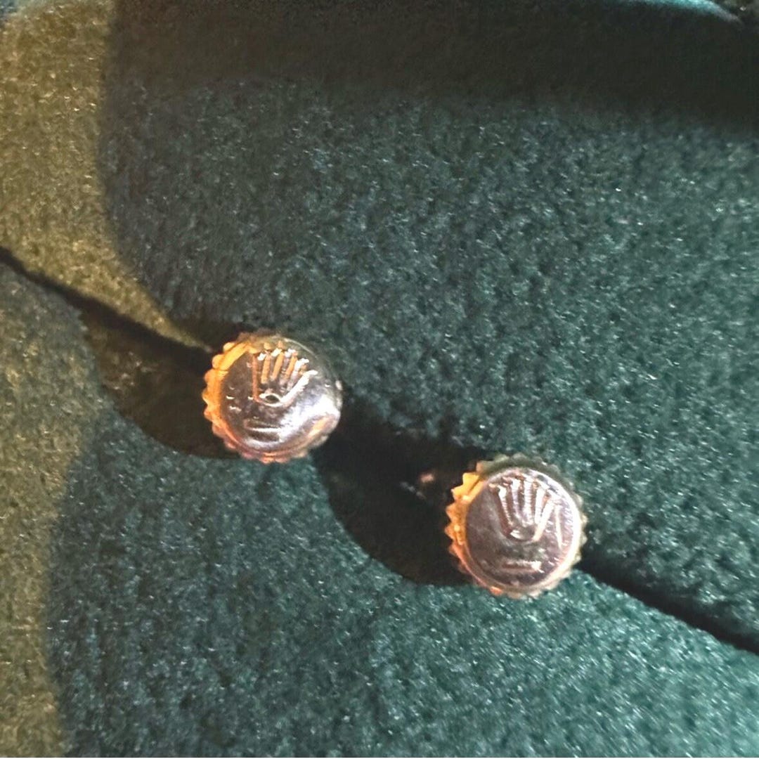 Rolex 18k Solid Gold Watch Crowns - Etsy