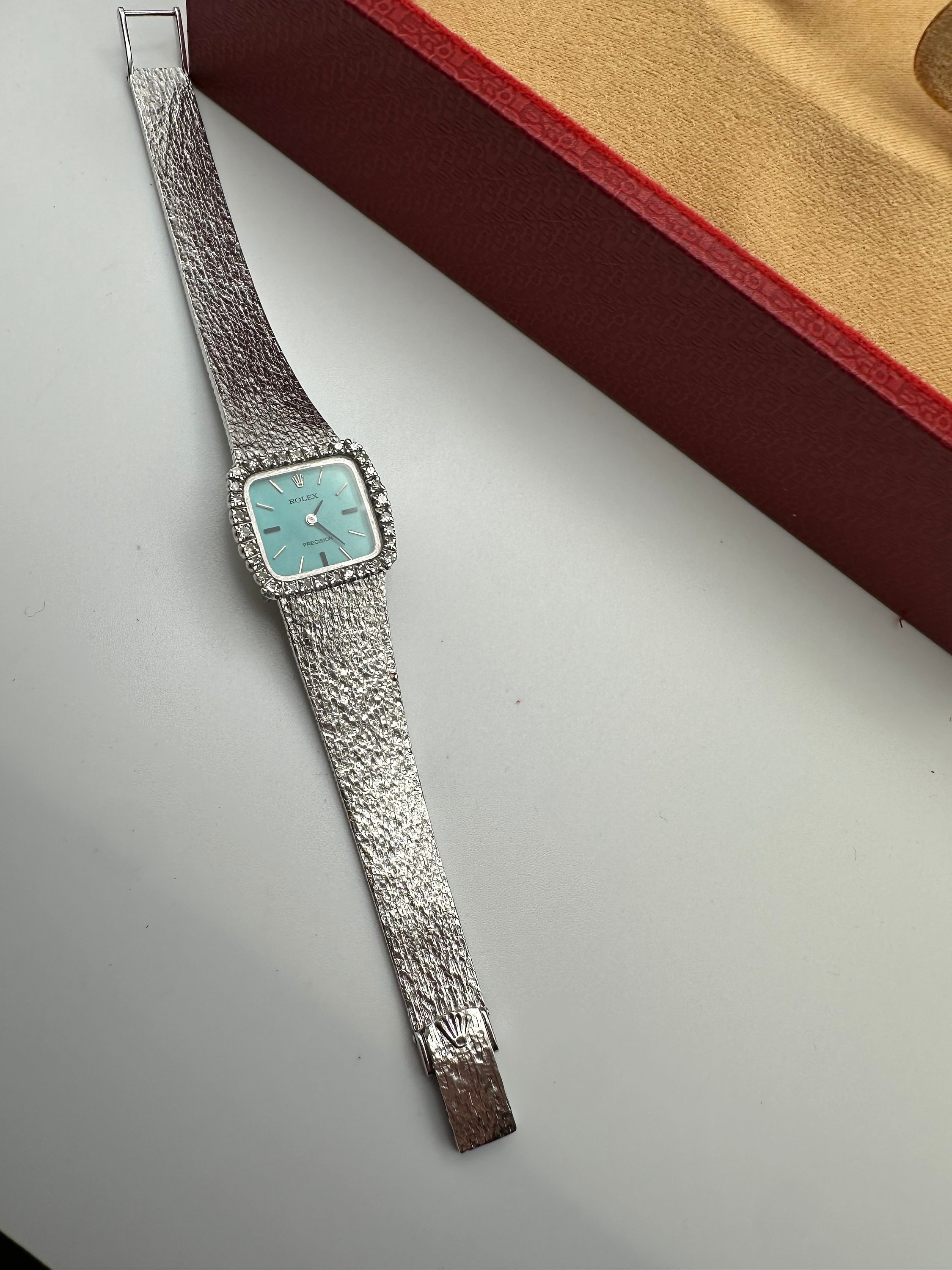 Rolex 18k White Gold Diamond Bezel - Etsy