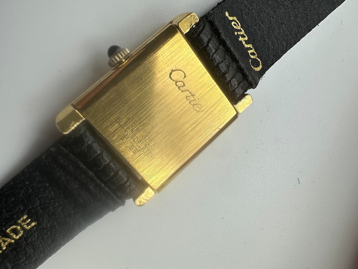 Vintage Cartier Tank Watch - Etsy