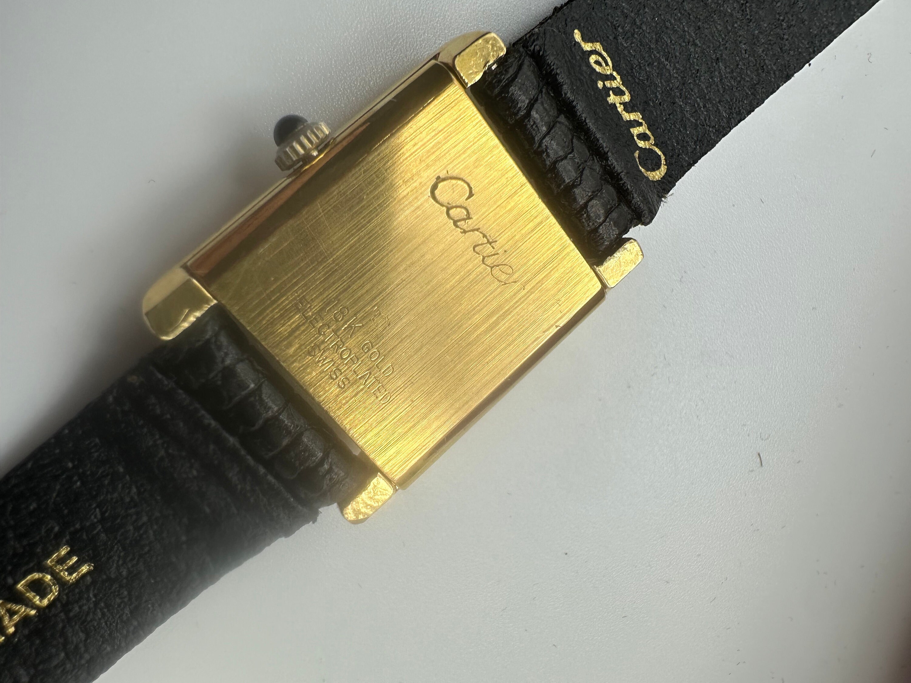 Vintage Cartier Tank Watch - Etsy