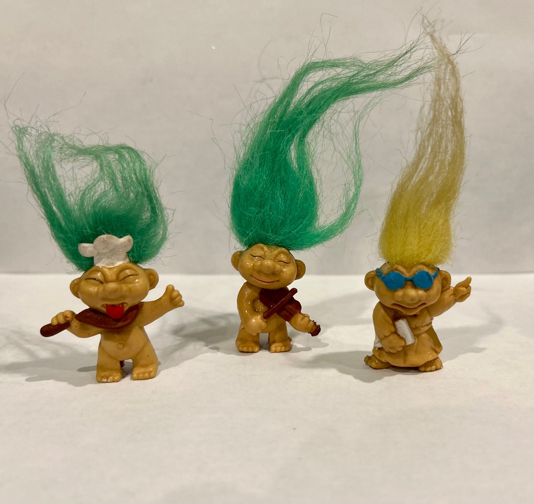 Vintage Troll Pencil Toppers - Etsy