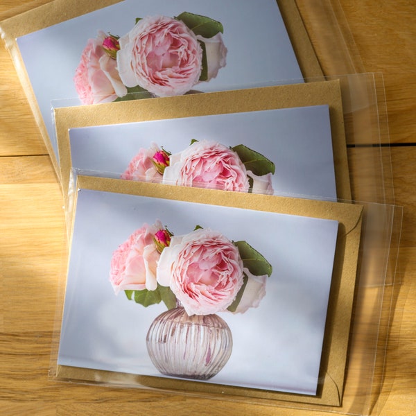 Single Rose Blank Greeting Cards - Etsy