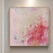 Large Abstract Painting, Extra Large Wall Art, Blush Pink Wall Decor ...
