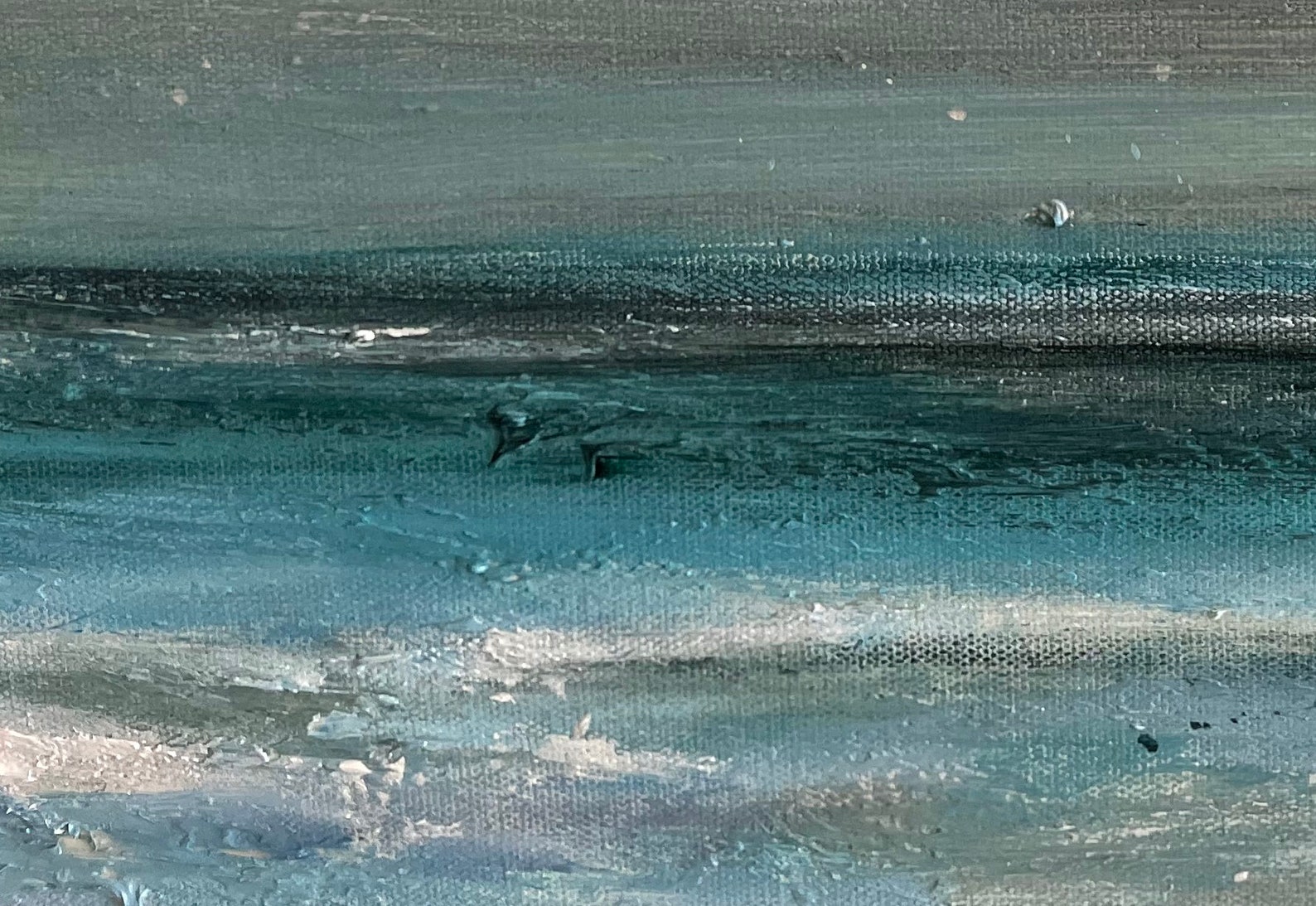 Original Ocean Wall Painting Blue Sea Abstract Painting Large - Etsy