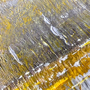 Original Yellow Painting Yellow Minimalism Painting Large Yellow ...