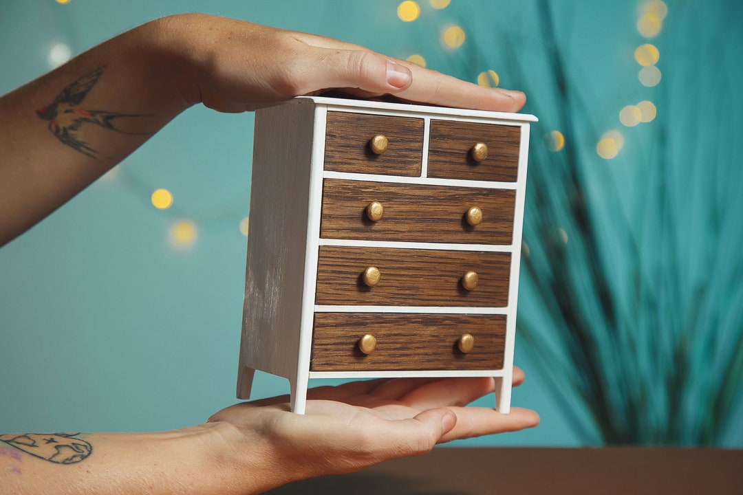 1/6 Scale Chest of Drawers for Popular Fashion 12 Inch Dolls. Dollhouse ...