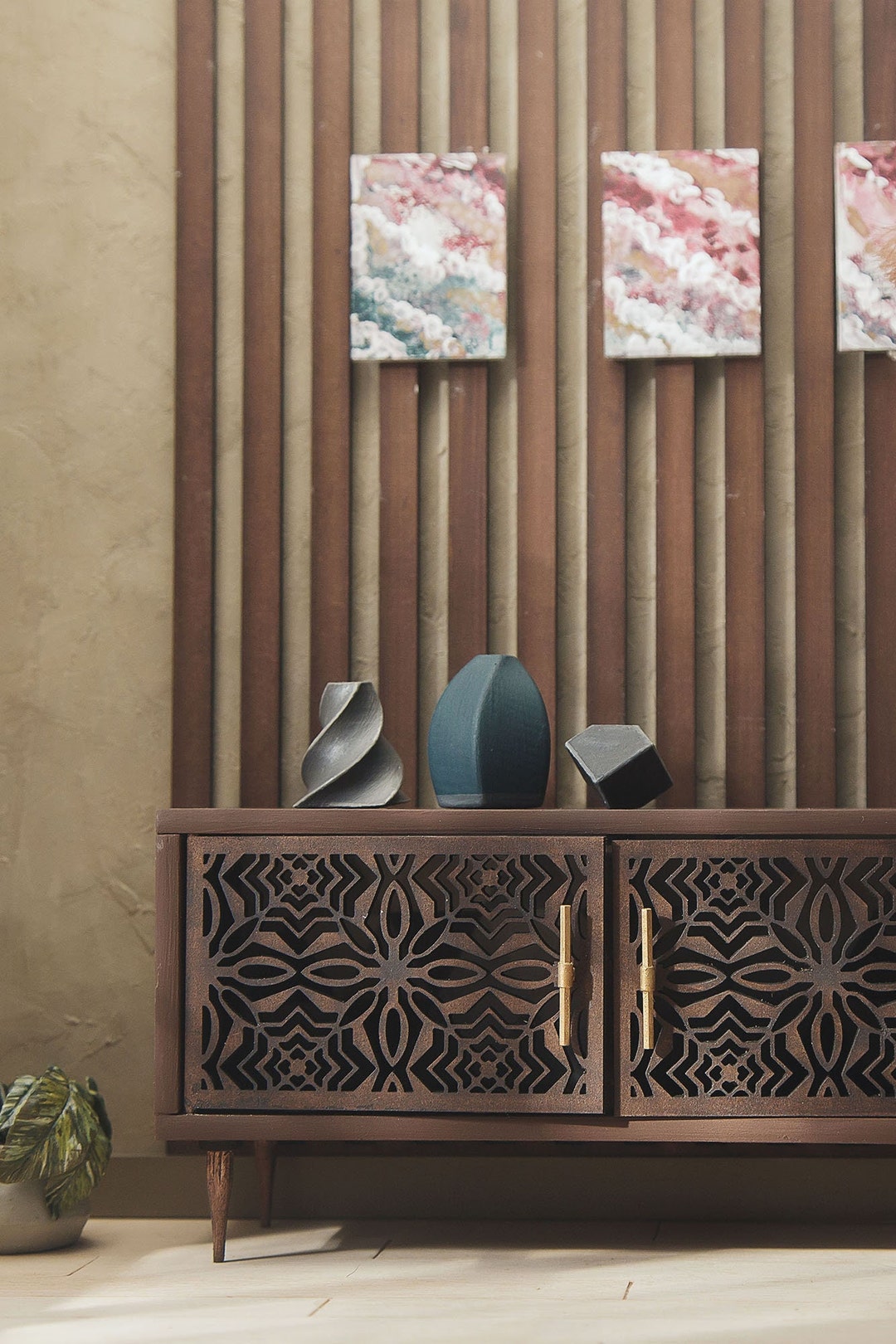 1/6 Scale Miniature TV Stand for Popular Fashion Dolls 12 Inch. Chest ...