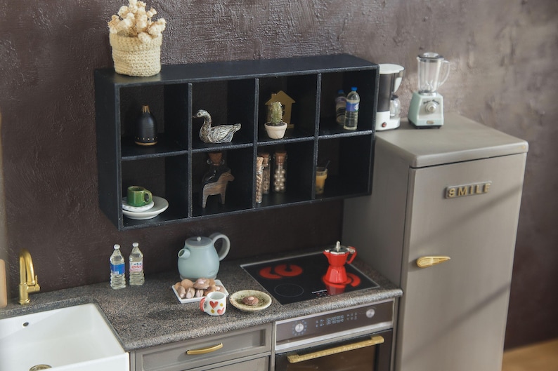 1/6 Scale Kitchen Furniture Set for Popular 12 Inch Dolls. Sink Fridge ...