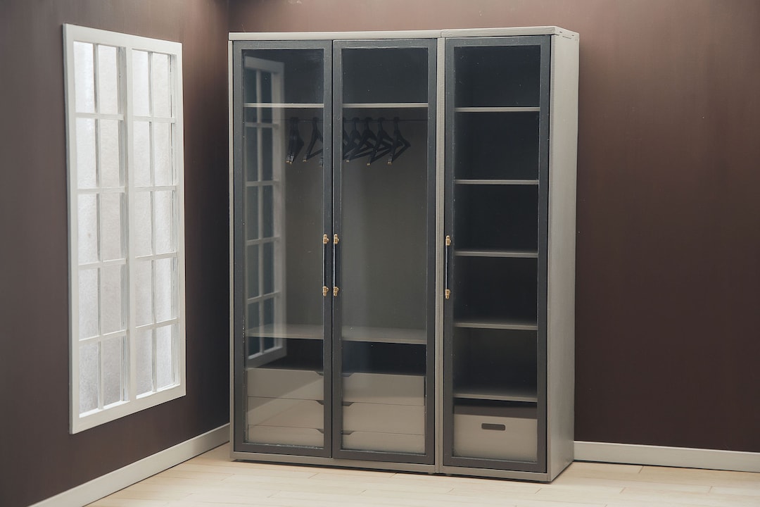 1/6 Scale Miniature Wardrobe for Popular Fashion Dolls 12 Inch ...