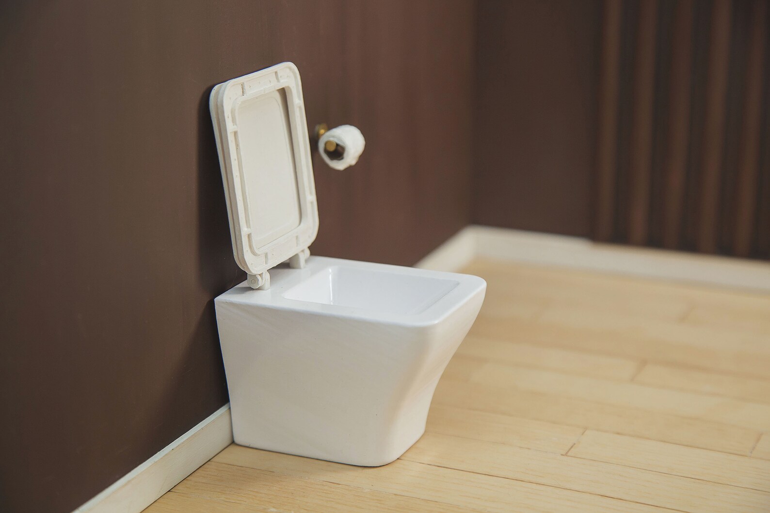 1/6 Scale Miniature Modern Toilet for Popular Fashion Dolls 11- 12 Inch ...