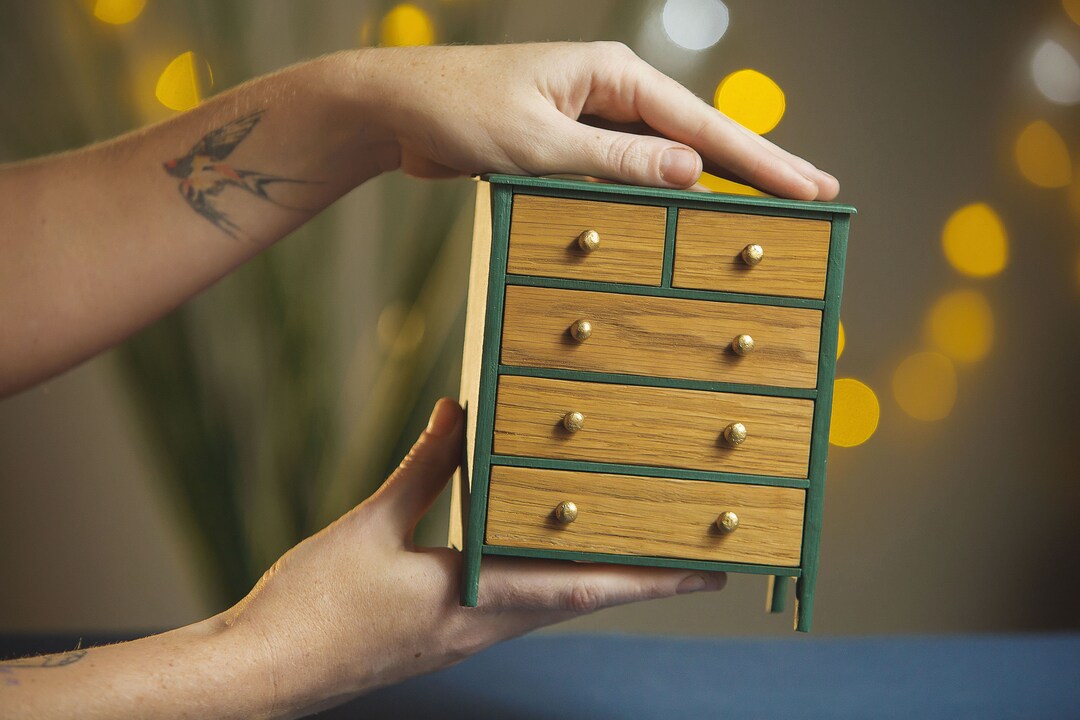 1/6 Scale Chest of Drawers for Popular Fashion 12 Inch Dolls. Dollhouse ...