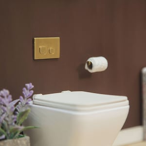 1/6 Scale Miniature Modern Toilet for Popular Fashion Dolls 11- 12 Inch ...