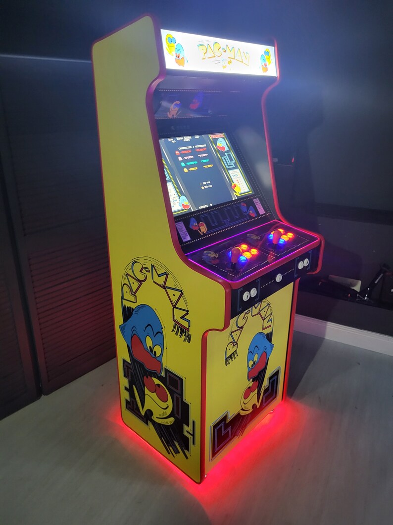 PAC MAN Arcade Machine Fully Loaded With 15,000 Games Full Size Premium ...