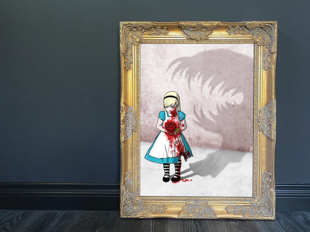 Alice in Wonderland Art Print | Monster Inside Painting the Roses Red ...