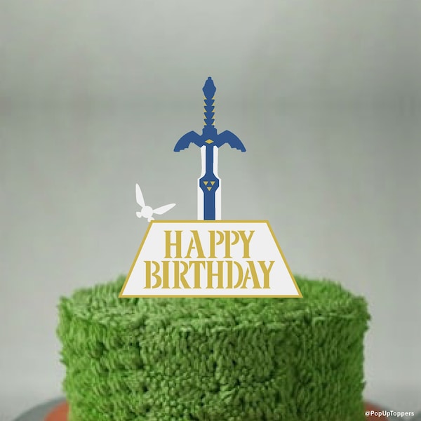 Zelda Cake Topper - Etsy