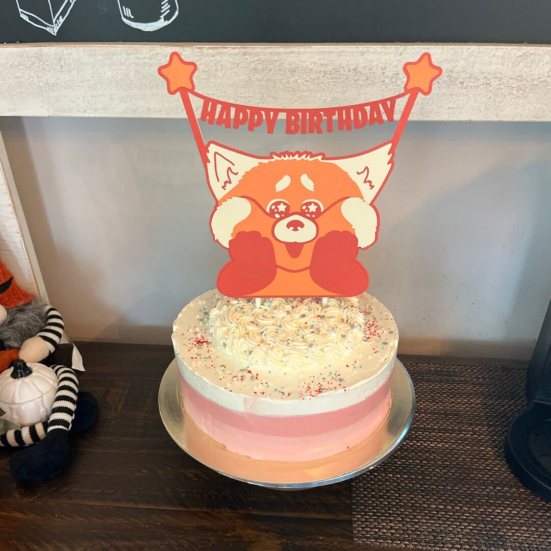 Cake Topper Red - Digital for Cutting Plotter - Etsy