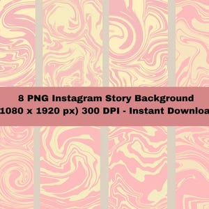 Instagram Story Background, PNG Instant Download, Fun Colourful ...