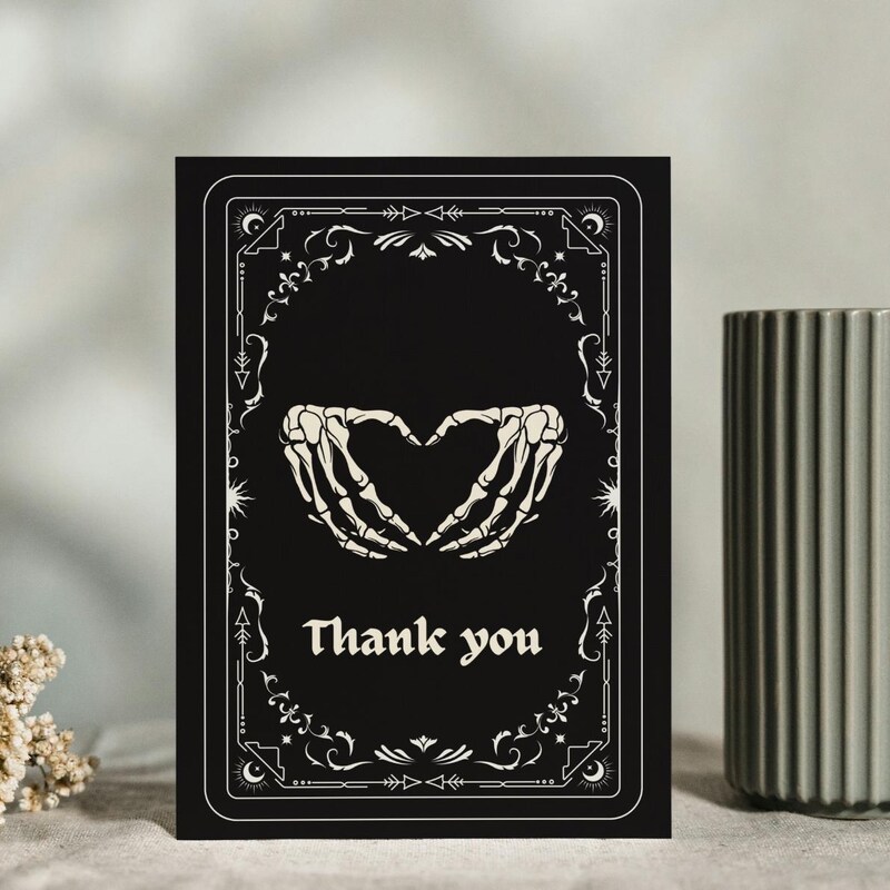 Spooky Thank You - Etsy