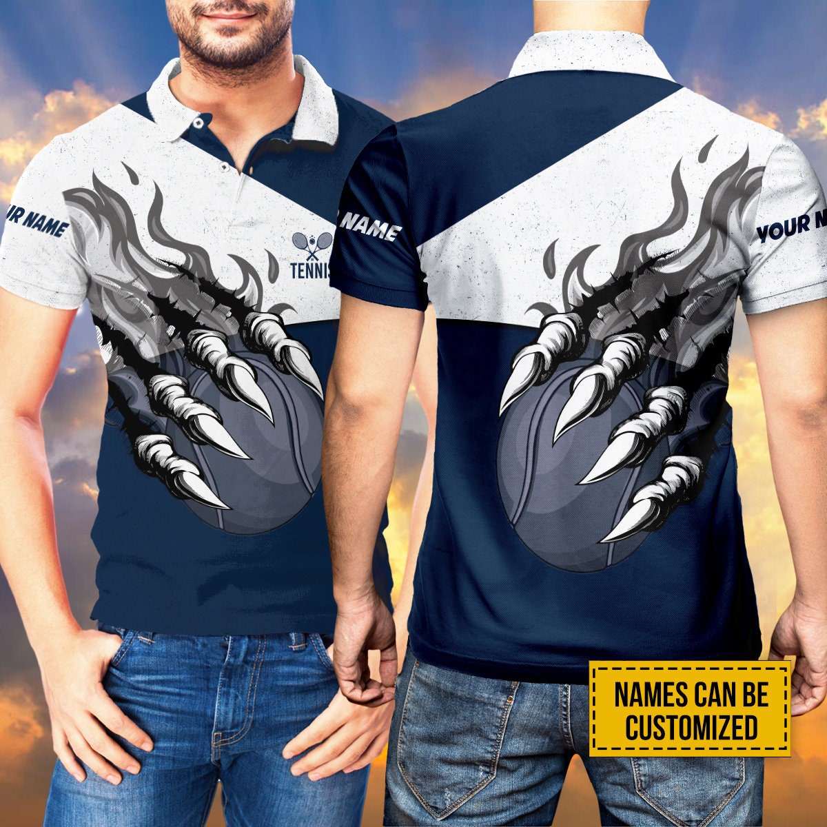 Custom Name Polo Shirt