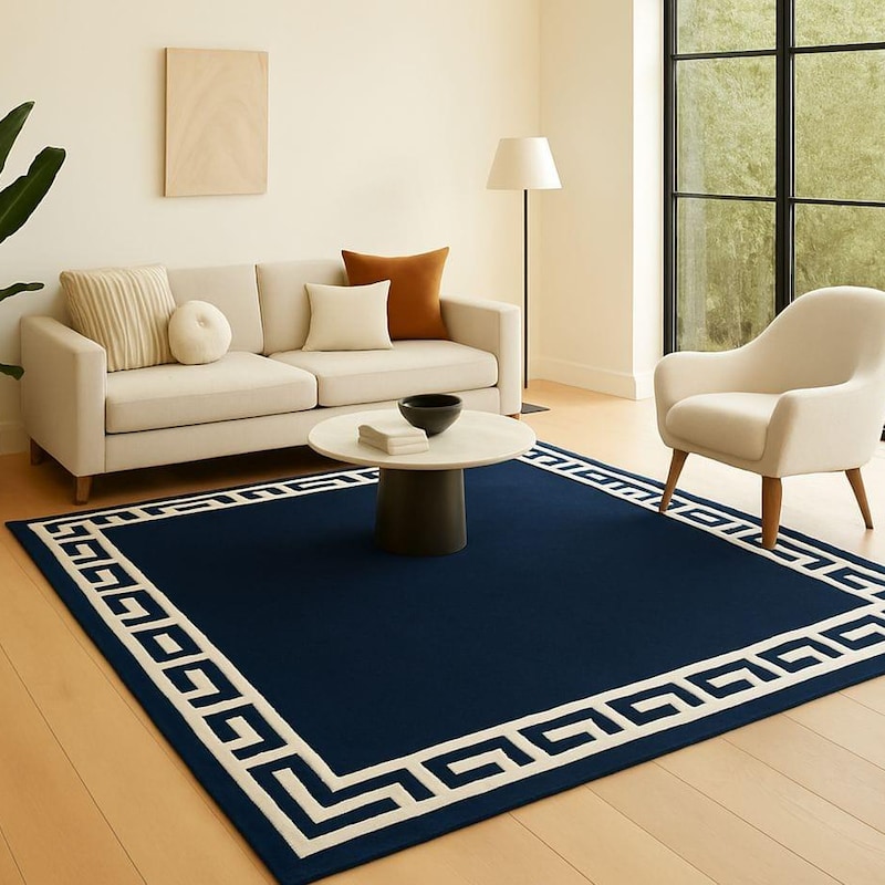 Greek Key Rug - Etsy
