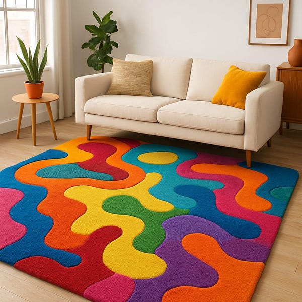 Blob Rug - Etsy