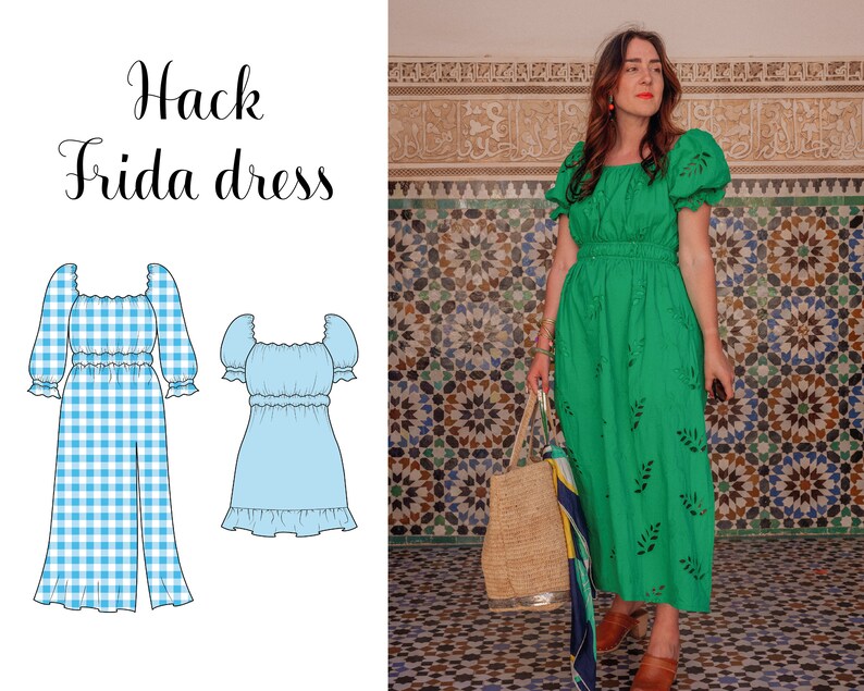 Frida Blouse PDF Pattern (EN) - Etsy