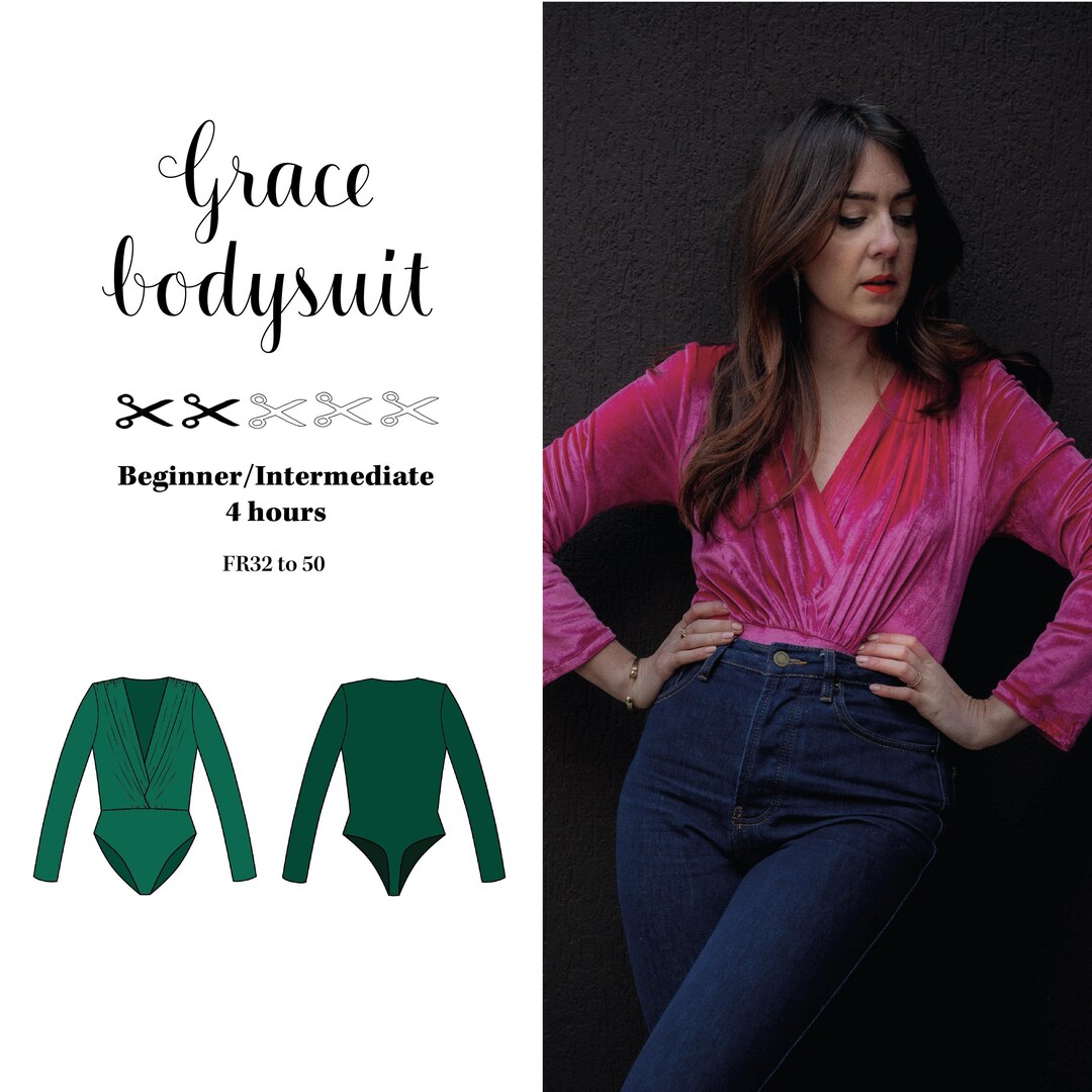Grace Bodysuit PDF Pattern (EN) - Etsy