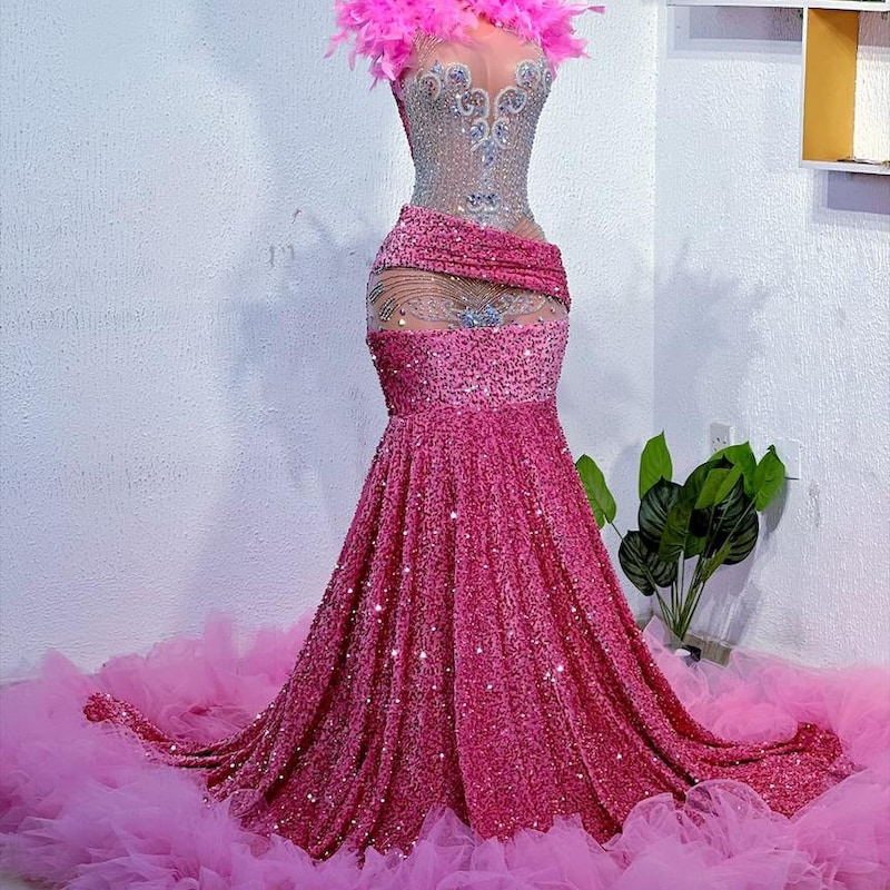 Pink African Dress - Etsy