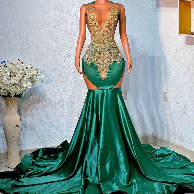 Green Prom Dress 2026 - Etsy
