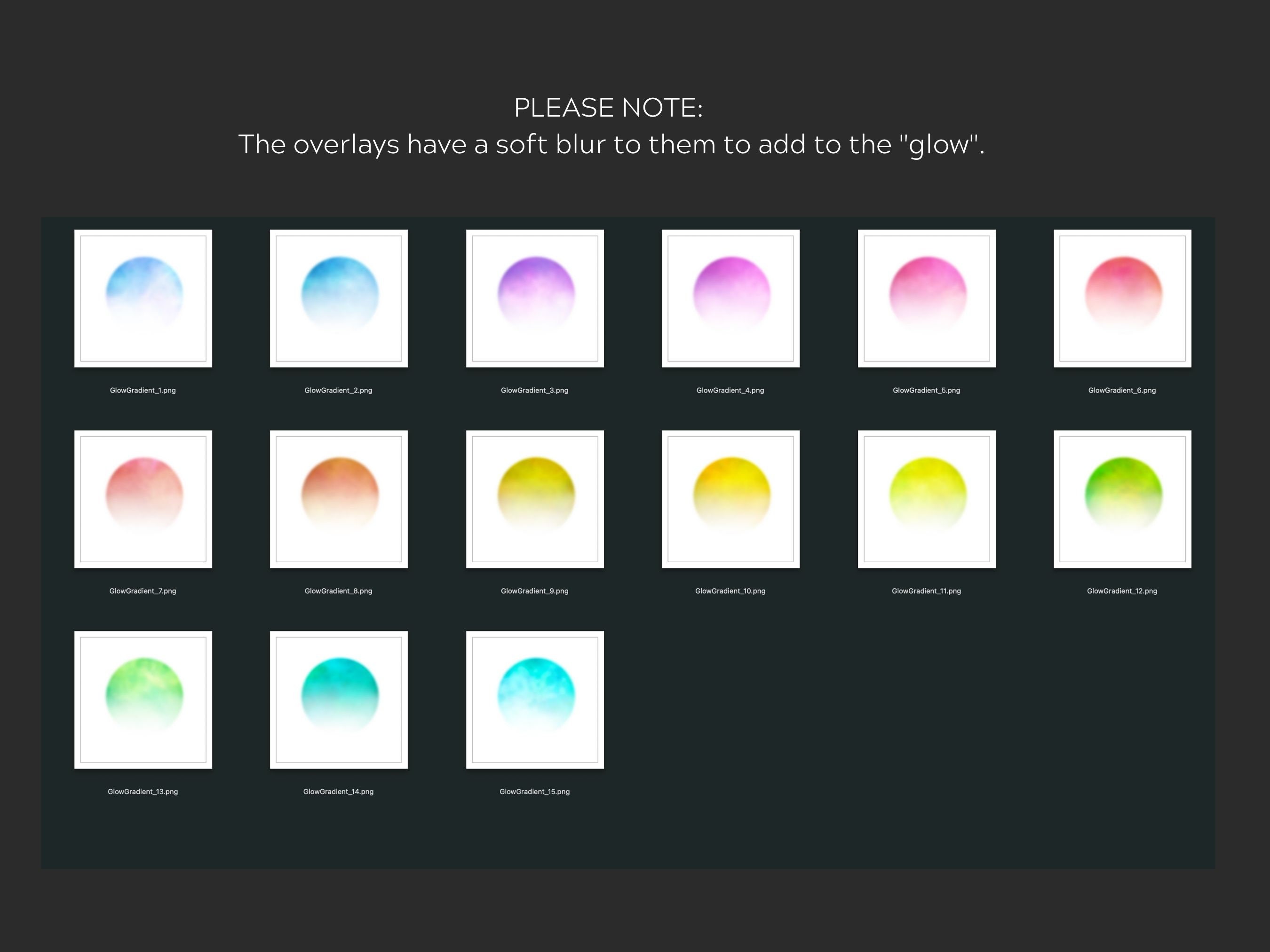 Glowing Gradient Overlays Photoshop Overlay Maternity - Etsy