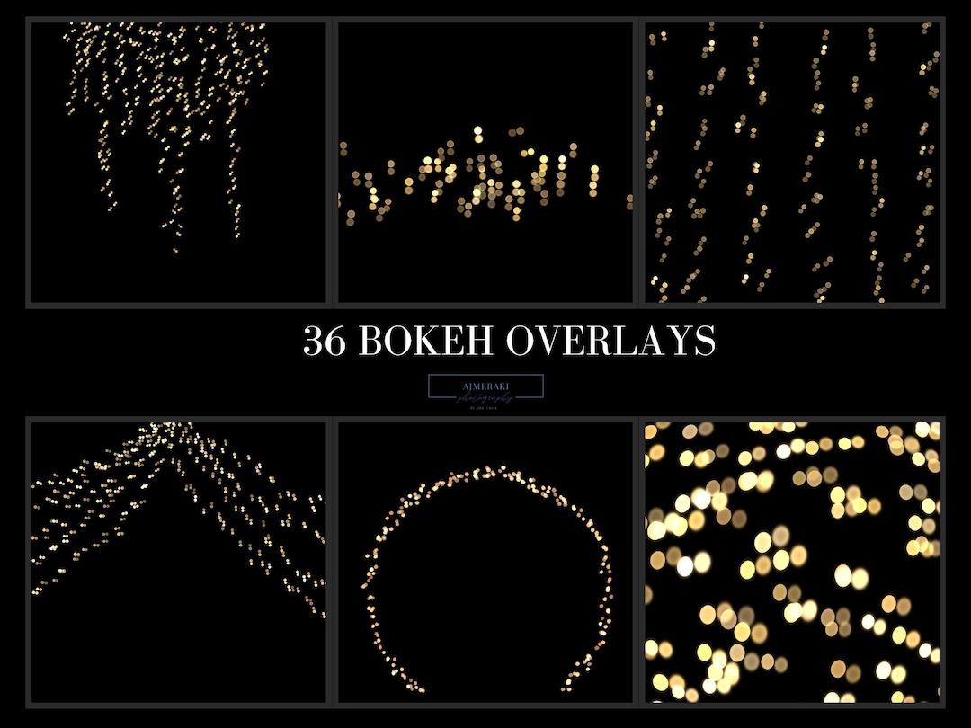 Bokeh Overlay, Sparkly Lights, Christmas Bokeh, Cake Smash Overlay ...