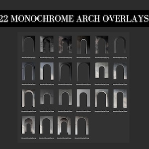 Monochrome Arch Overlays, Modern Arch Backdrops, Maternity Backdrop ...