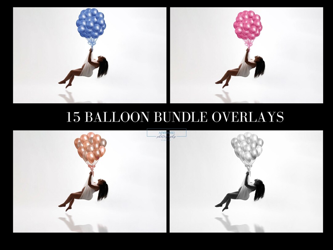 Maternity Balloon Overlays: Hanging Shot PNG Bundle (digital Download ...