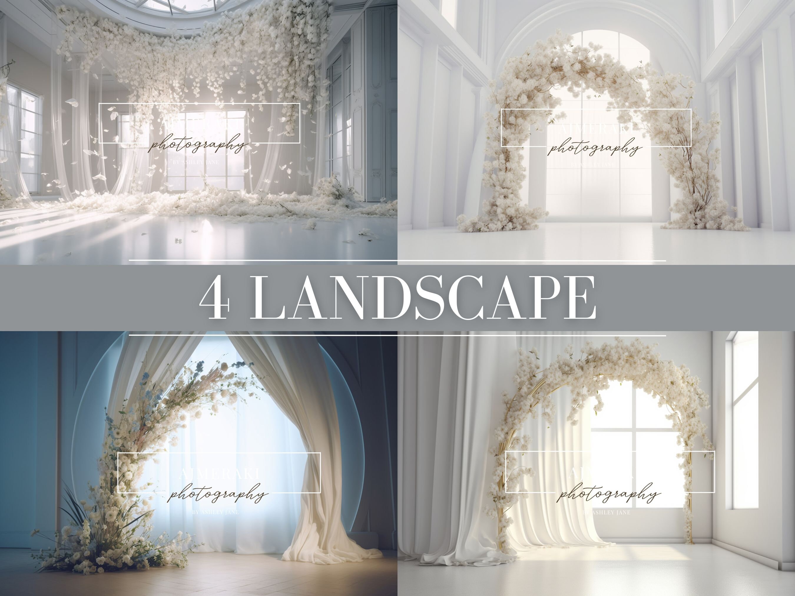 COOL WHITE Maternity Backdrops, Maternity Overlay for Photoshop ...