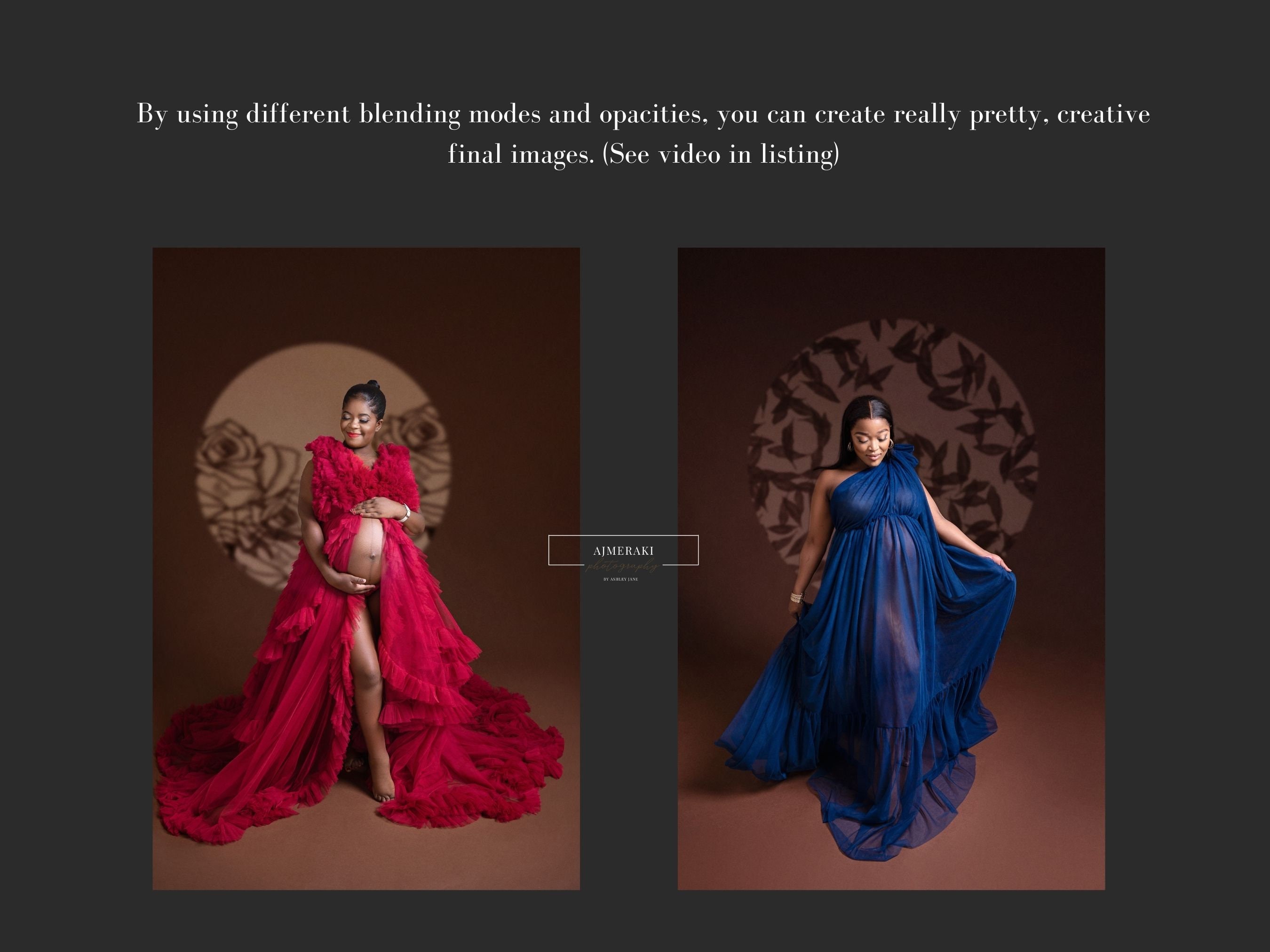 Floral Shadow Overlay Frame Overlay Silhouette Overlay - Etsy