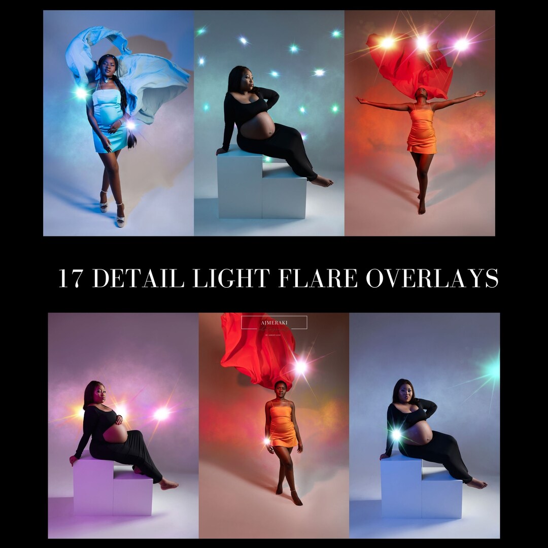 Light Flare Overlays, Neon Light Overlays , Photoshop Overlays ...