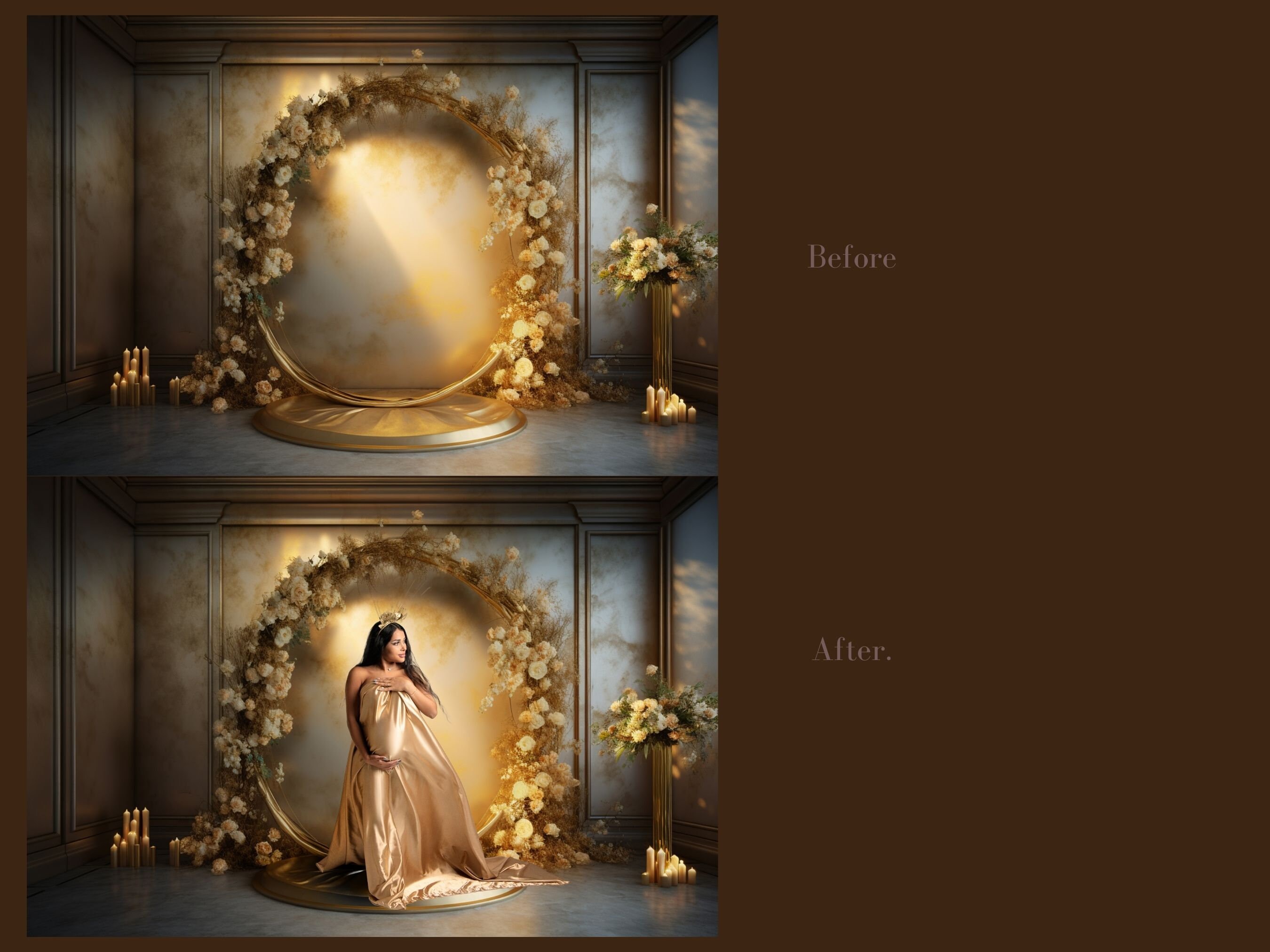 Golden Arches Maternity Backdrops, Maternity Overlays for Photoshop ...