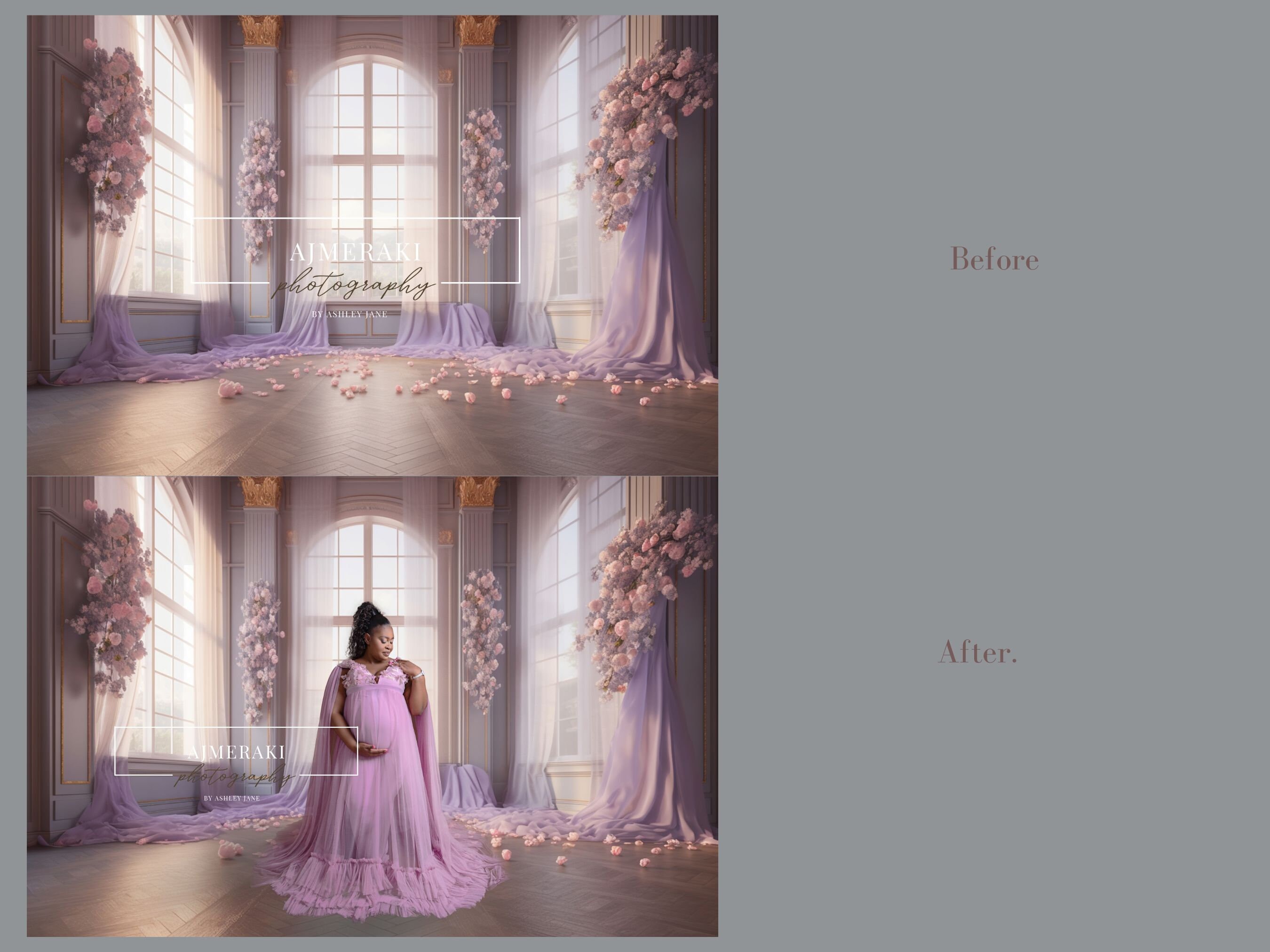 Pastel Maternity Backdrops Maternity Overlay for Photoshop - Etsy