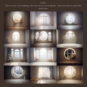 White Windows Maternity Backdrops, Maternity Overlay for Photoshop ...