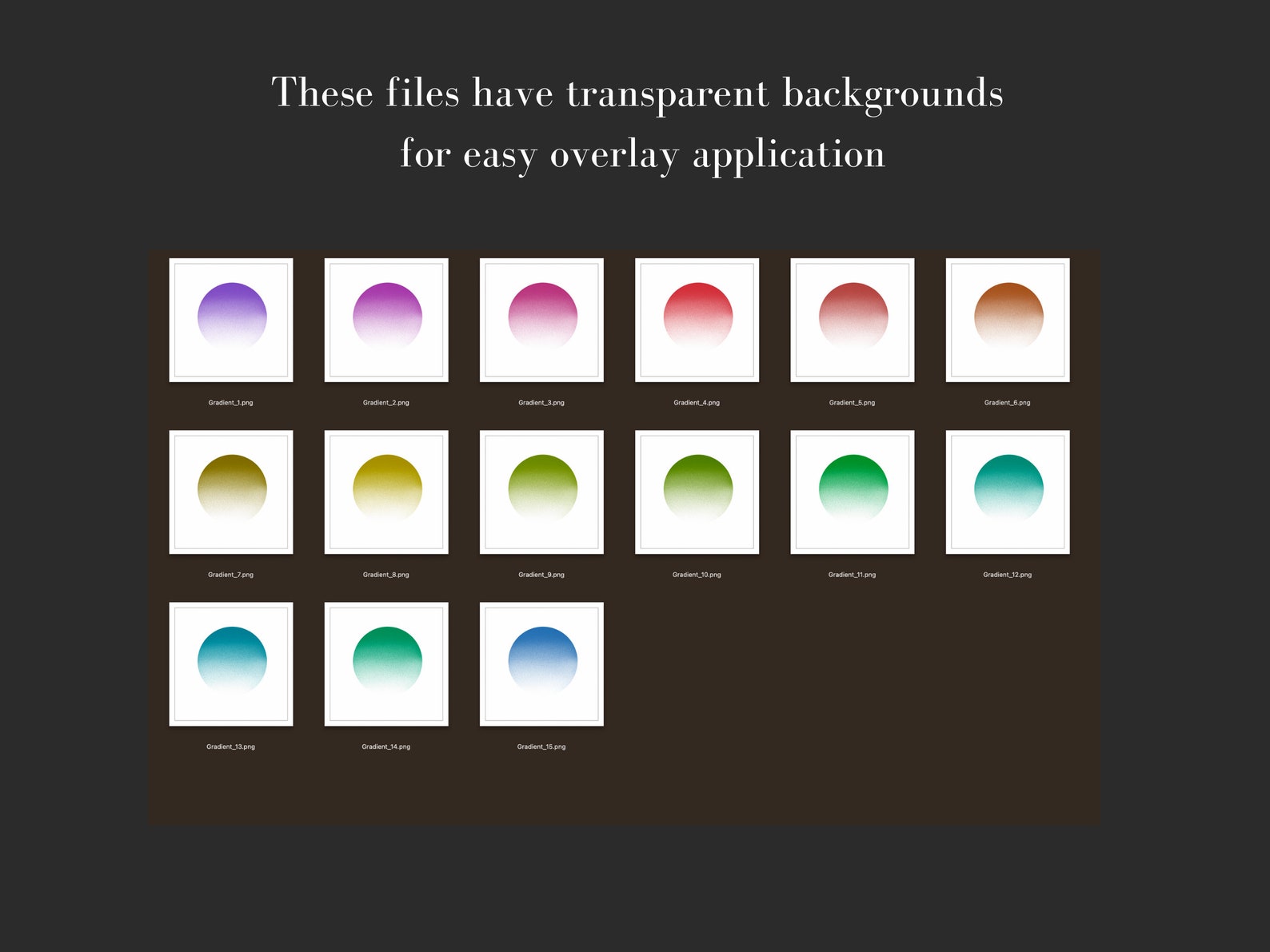 Circle Gradient Overlays Photoshop Overlay Maternity - Etsy