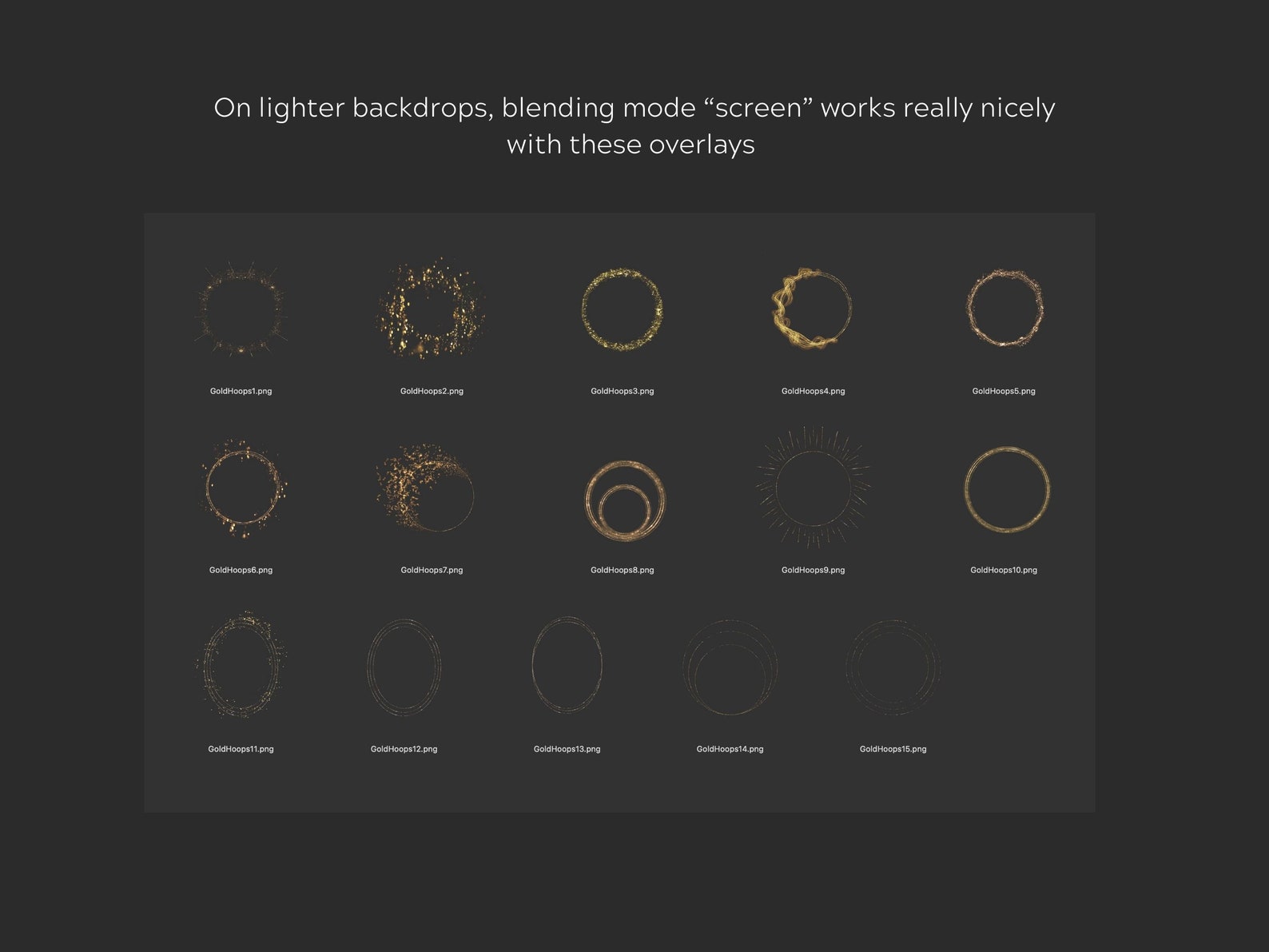 GOLD MATERNITY RING Overlays, Photoshop Overlay, Maternity Hoop Overlay ...