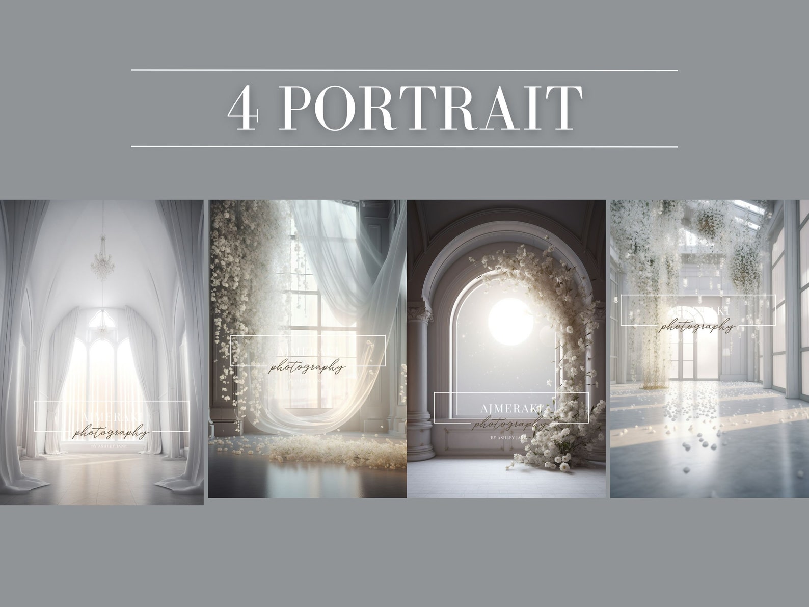 COOL WHITE Maternity Backdrops, Maternity Overlay for Photoshop ...