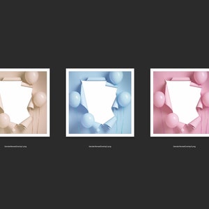 GENDER REVEAL RIPPED Paper Backdrops, Ripped Paper Overlay, Maternity ...