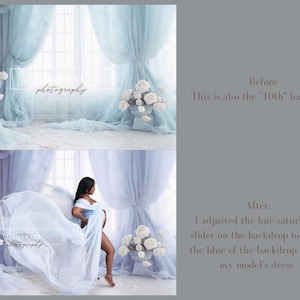 Baby Blue Maternity Backdrops, Maternity Overlay for Photoshop, Texture ...
