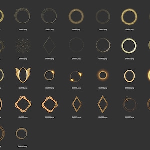 MODERN GOLD MATERNITY Ring Overlays, Photoshop Overlay, Maternity Hoop ...