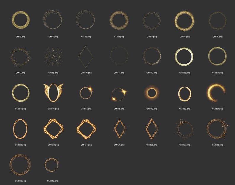 MODERN GOLD MATERNITY Ring Overlays Photoshop Overlay - Etsy