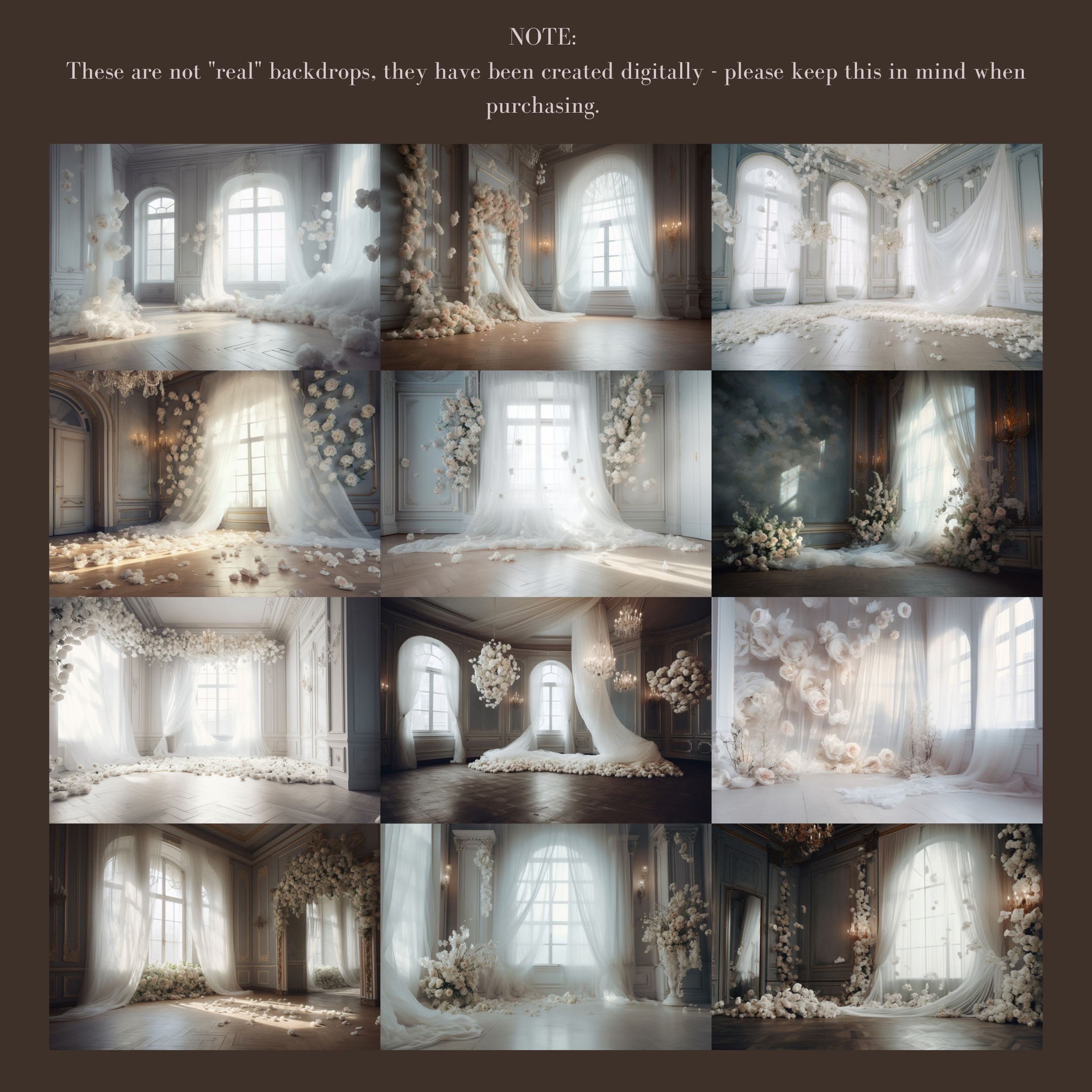 Whimsy White Maternity Backdrops Maternity Overlay for - Etsy